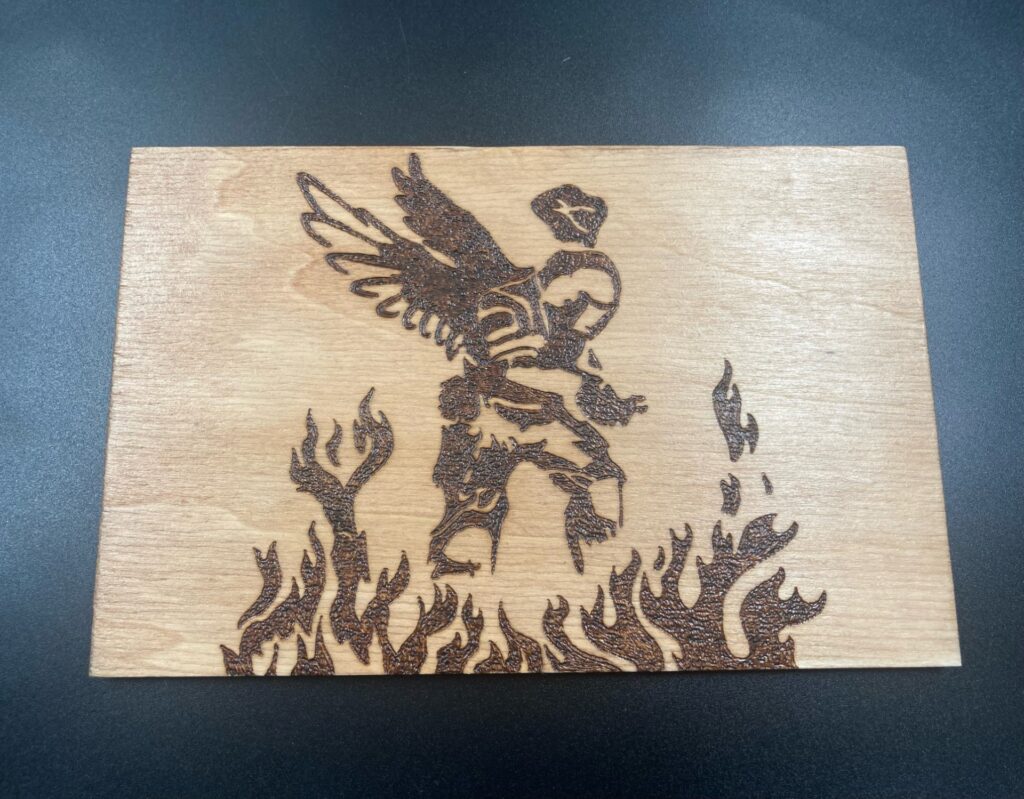Placa Rectangular “Defusing Angel” – Nerdcraft®